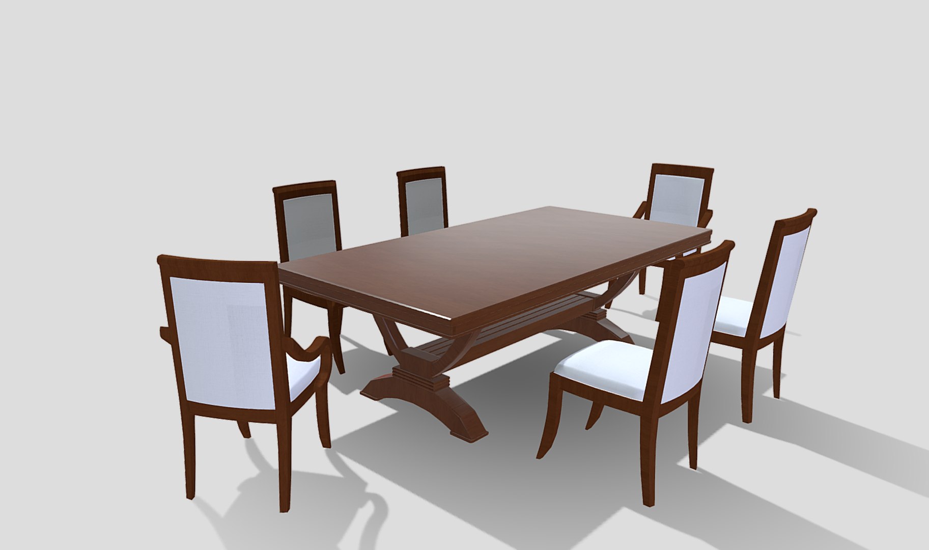 Chair And Table 3D Model - TurboSquid 2281816