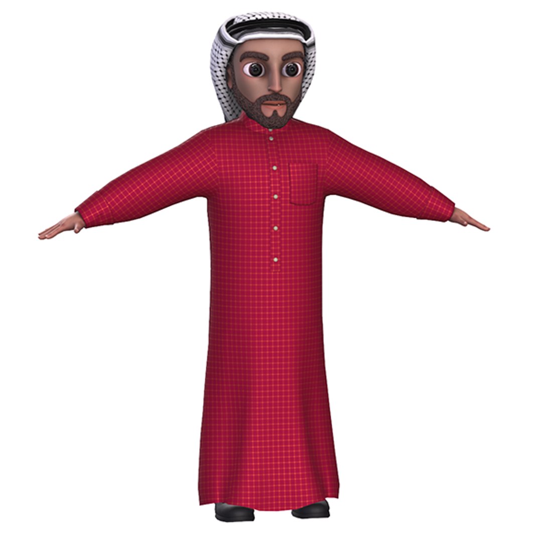 ArabMan 3D Model - TurboSquid 1781696