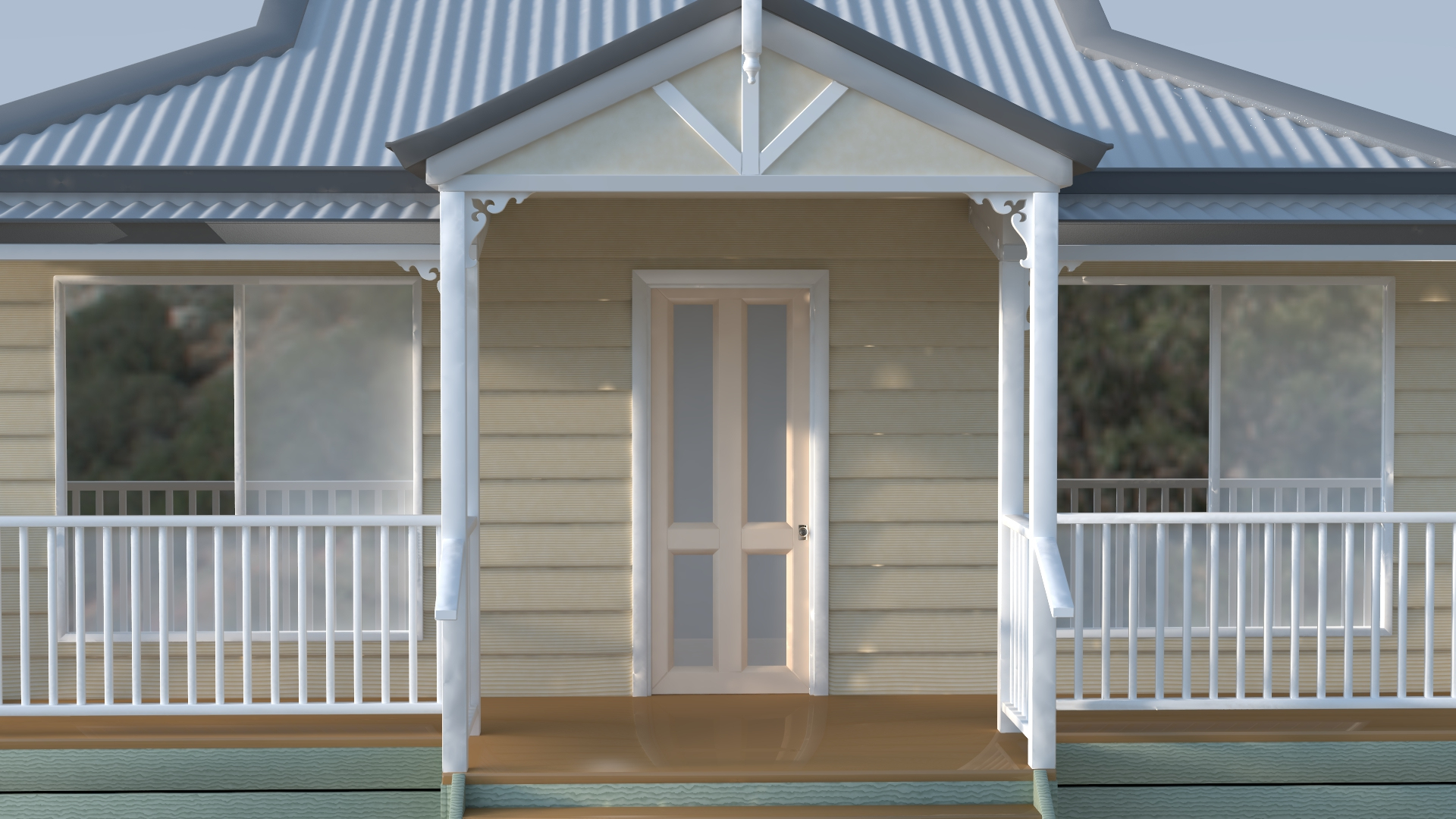 Small farmhouse simple model - TurboSquid 1226046