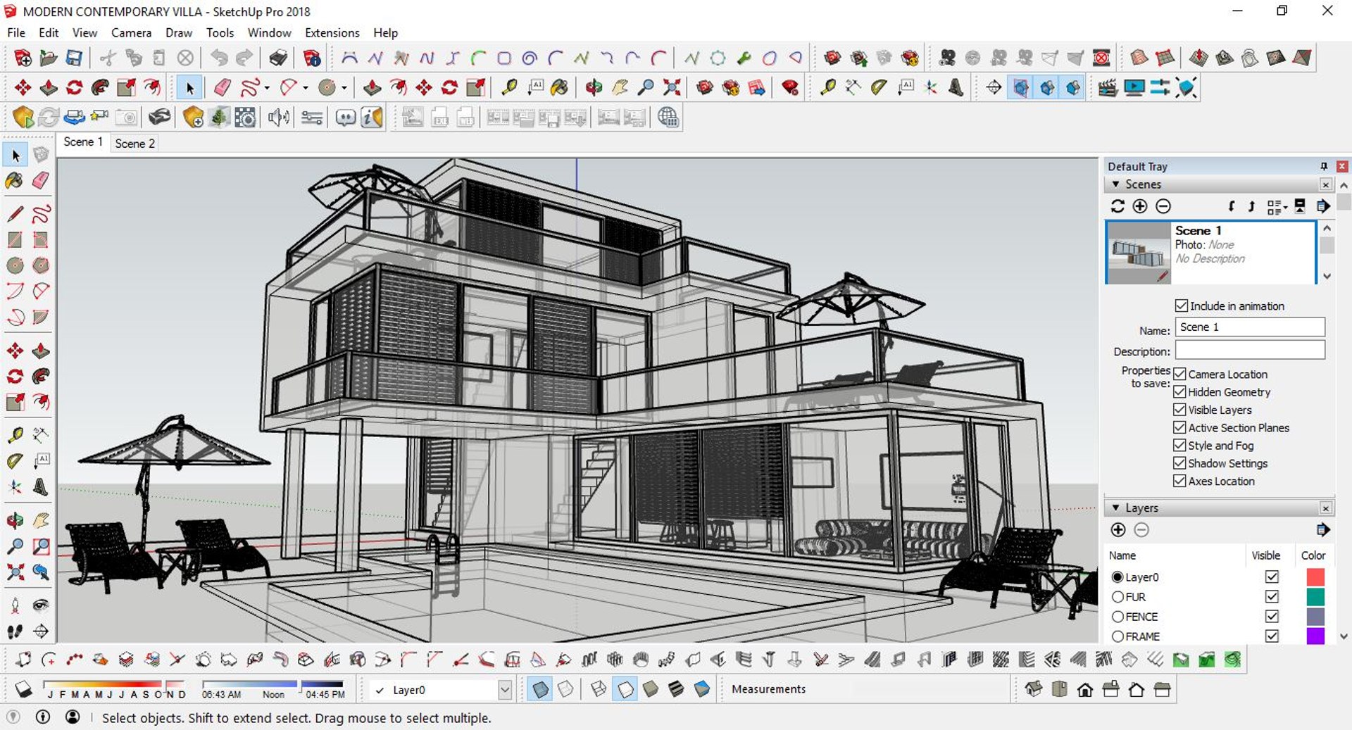3D Modern Contemporary Villa Model - TurboSquid 1510761