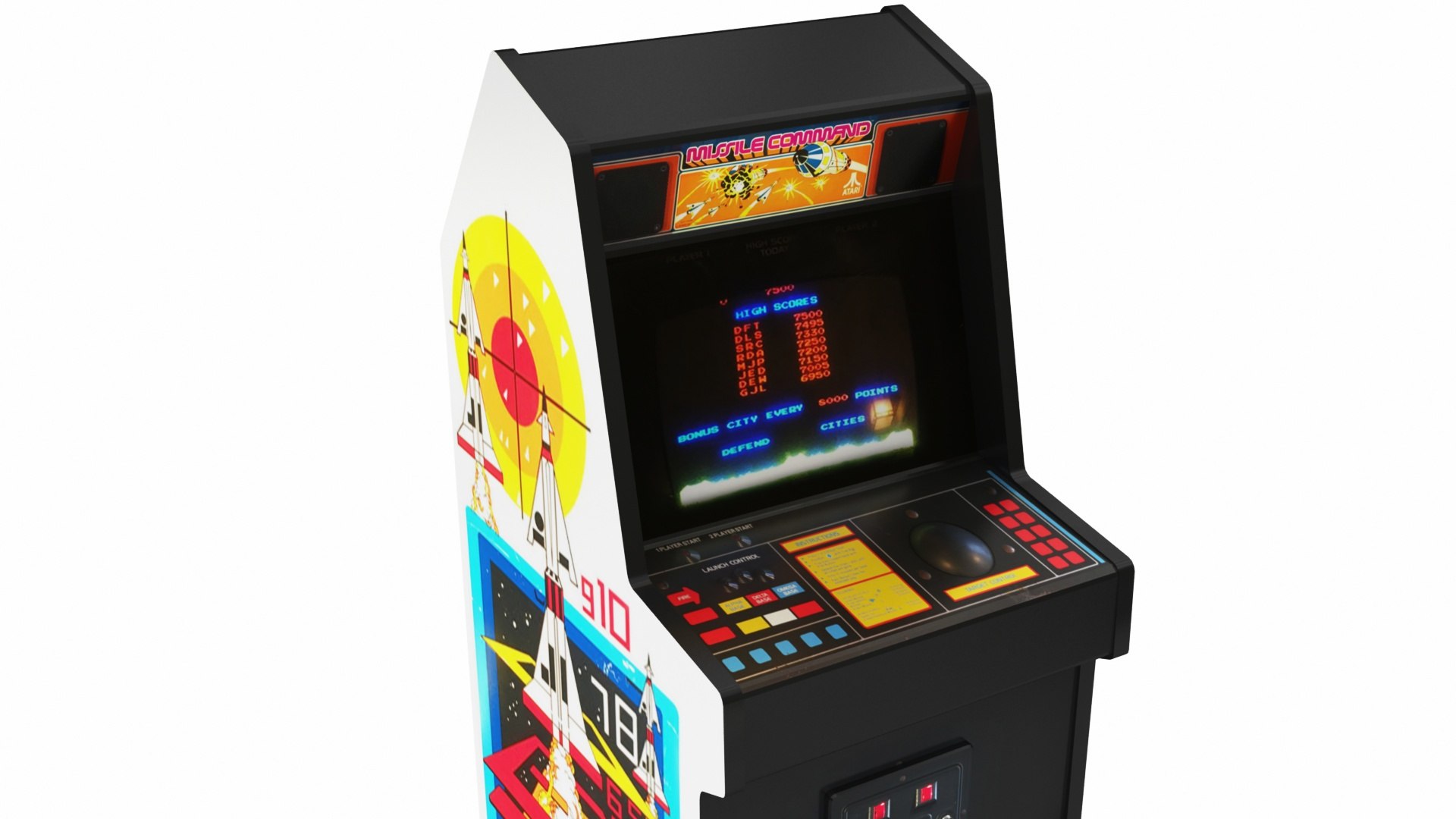 Pacman Command Arcade Machine 3D Model - TurboSquid 1502054