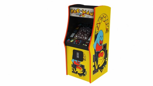Pacman command arcade machine 3D model - TurboSquid 1502054
