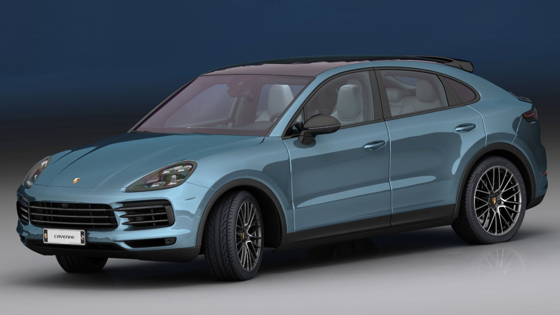 3D Model Porsche Cayenne Coupe 2020 - TurboSquid 1413789