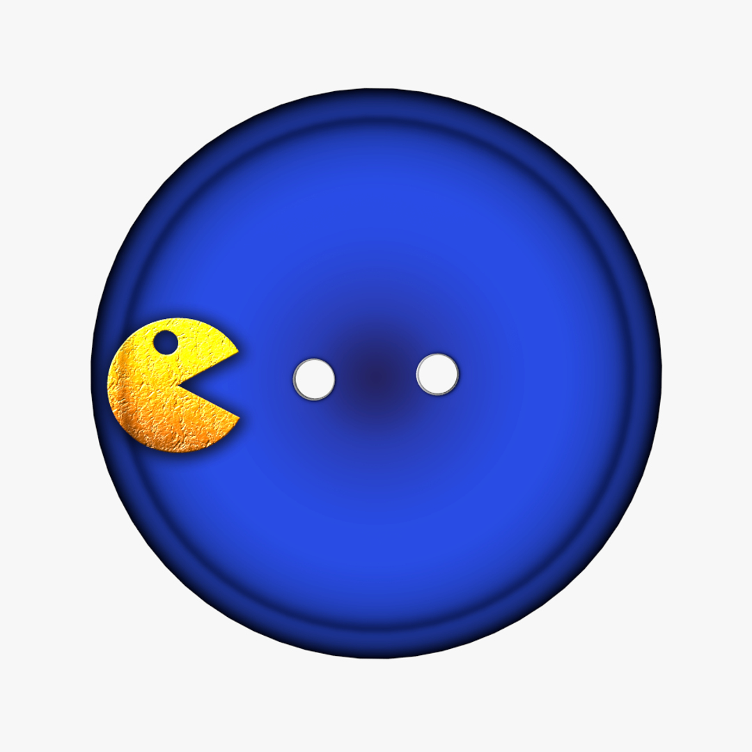 Maya Clothing Button Pacman