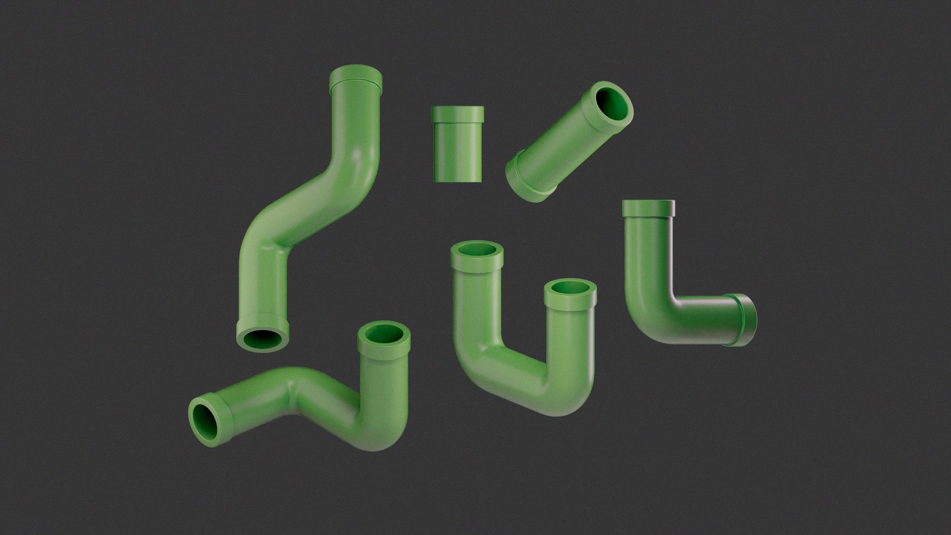 3D Mario Style Pipes - TurboSquid 2192892