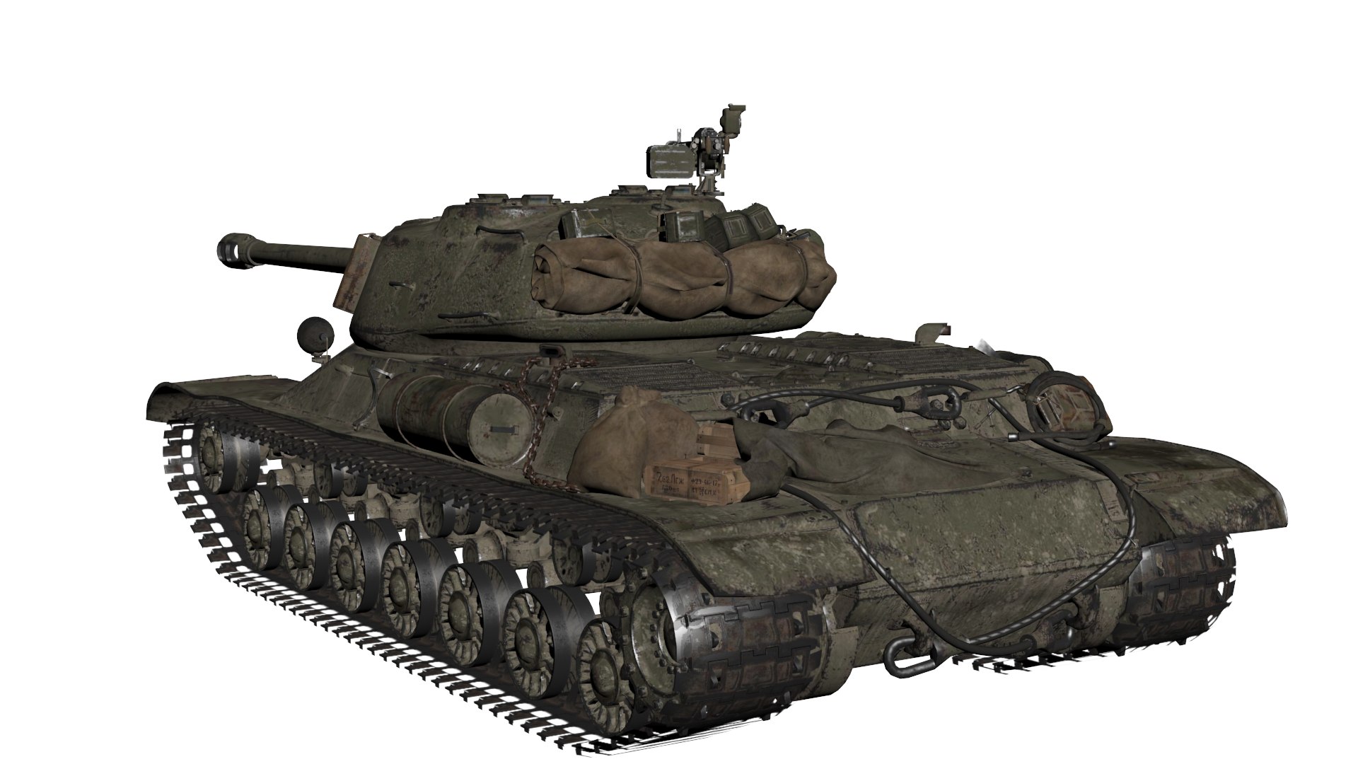 WWII USSR Object 701 Heavy Tank 3D - TurboSquid 2216532