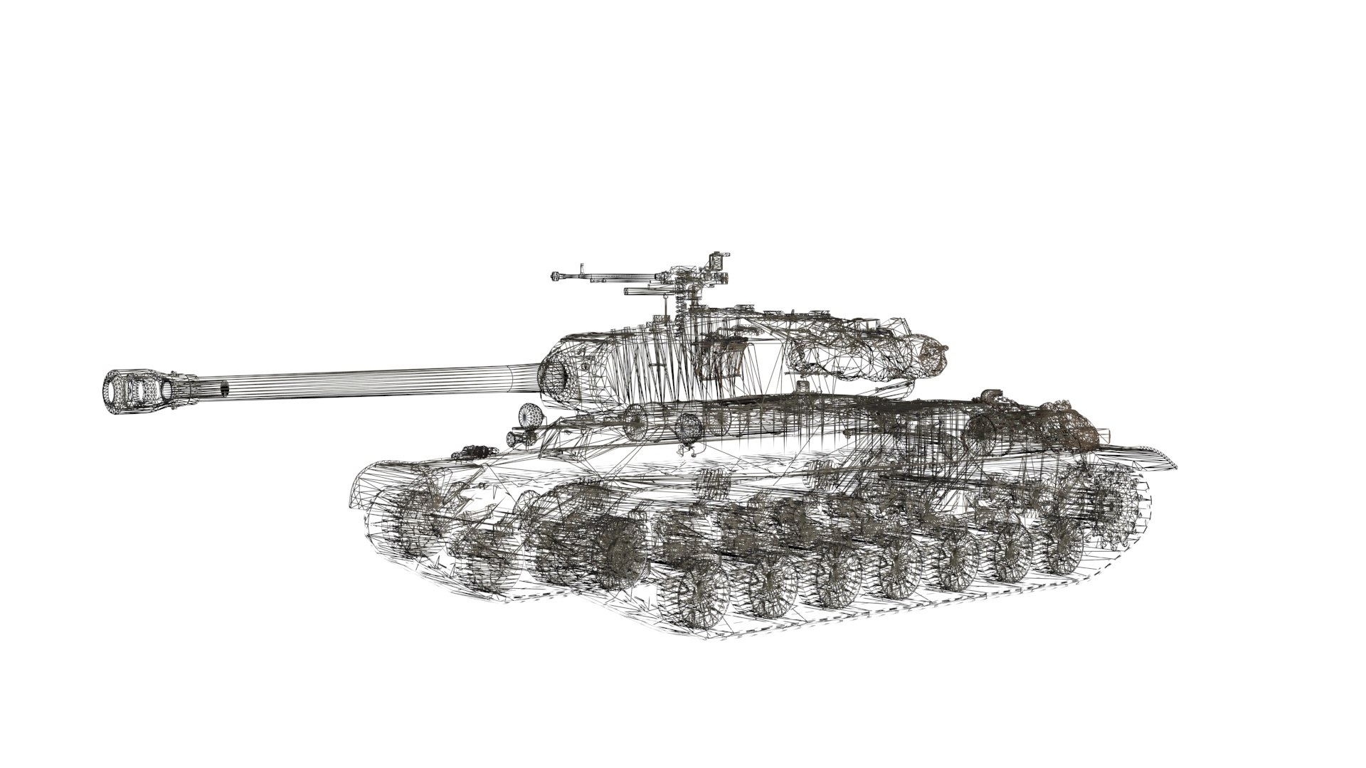 WWII USSR Object 701 Heavy Tank 3D - TurboSquid 2216532