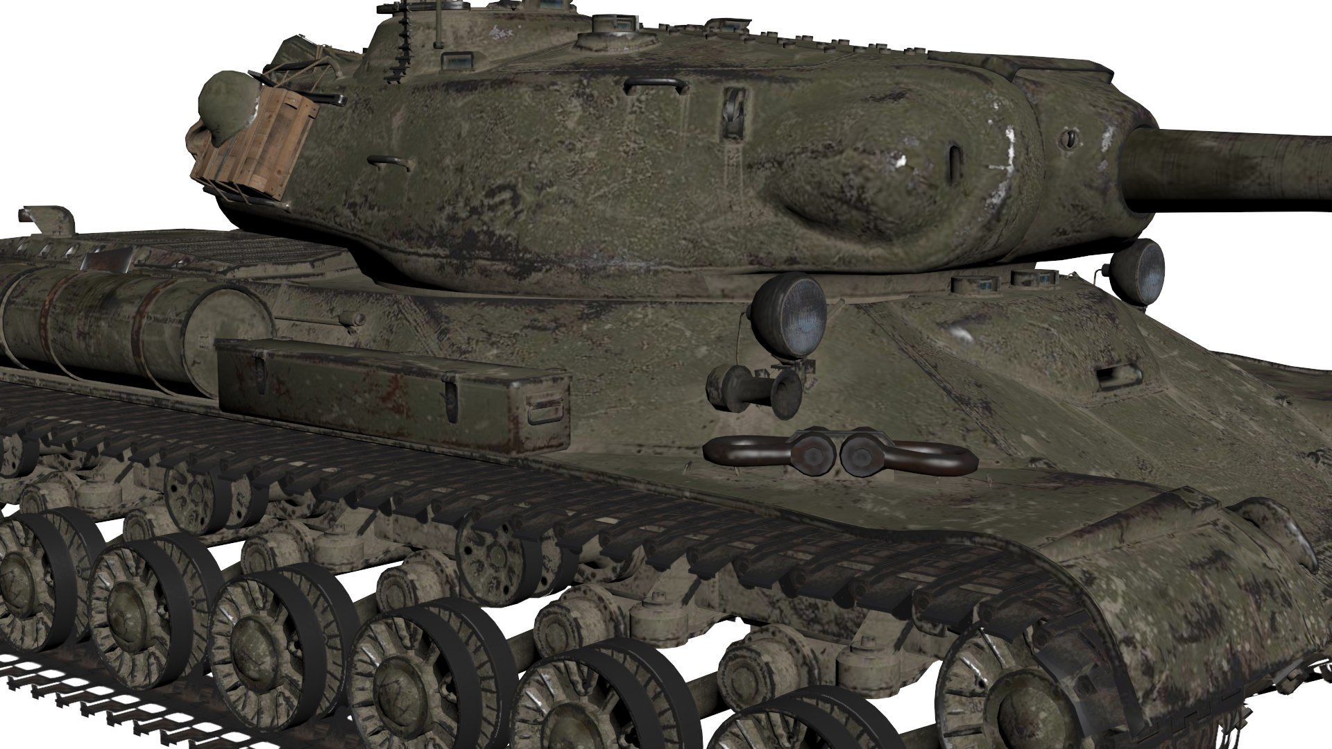 WWII USSR Object 701 Heavy Tank 3D - TurboSquid 2216532