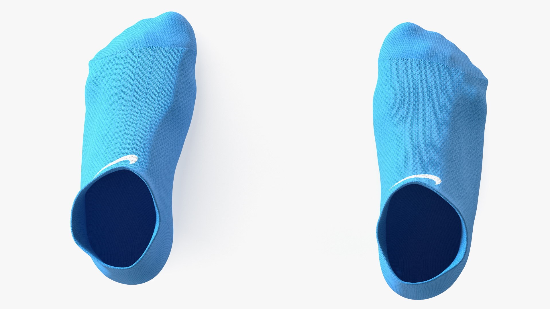Socks Nike Blue on The Foot Standing 3D model - TurboSquid 1957255