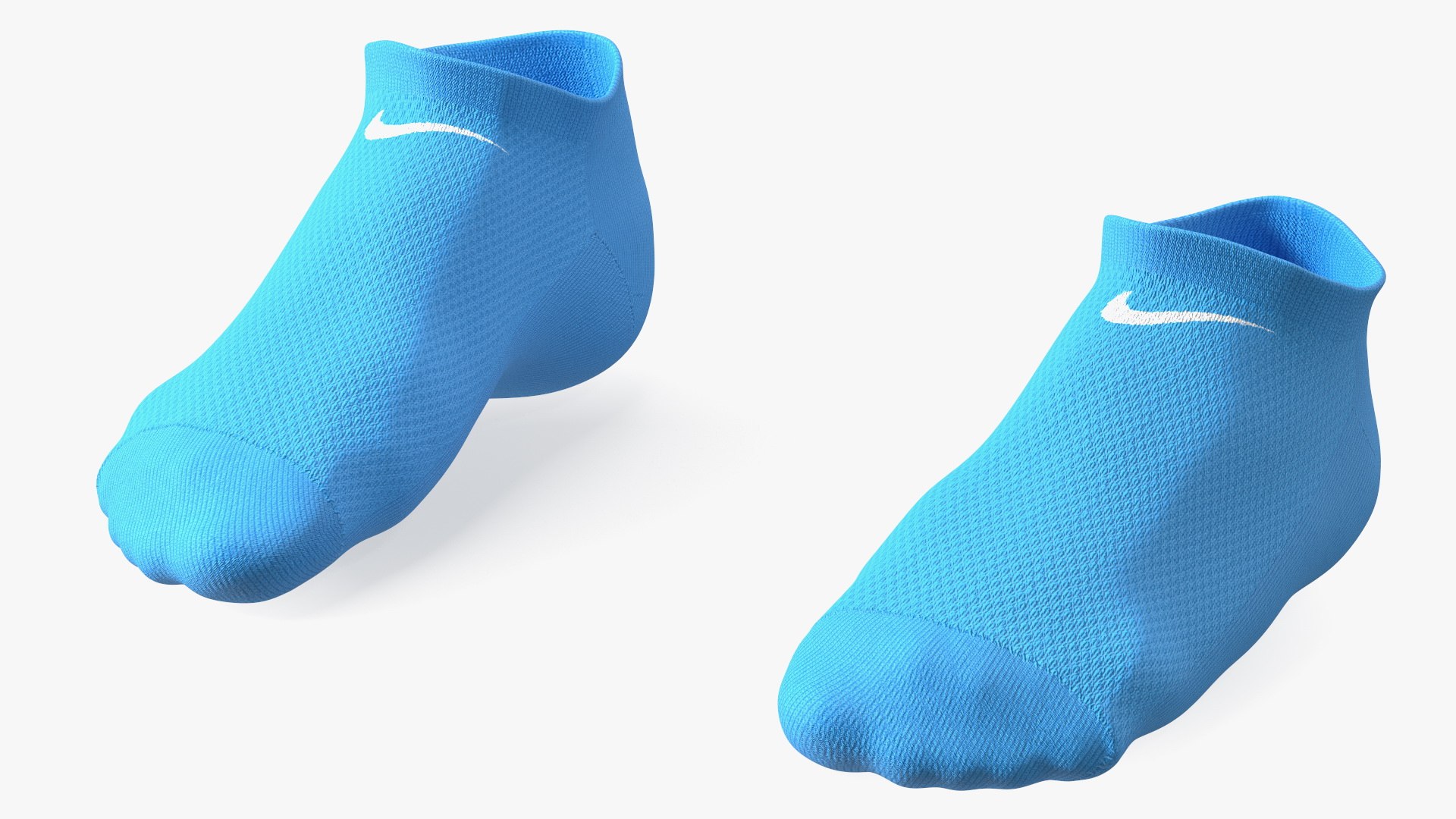 Socks Nike Blue on The Foot Standing 3D model - TurboSquid 1957255