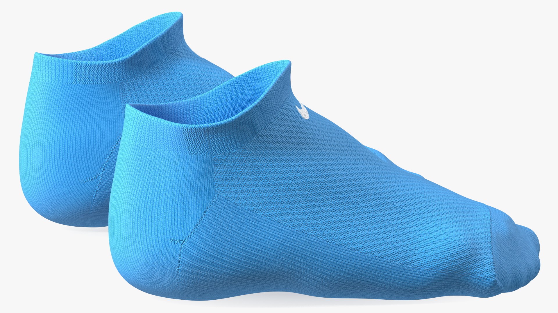 Socks Nike Blue on The Foot Standing 3D model - TurboSquid 1957255
