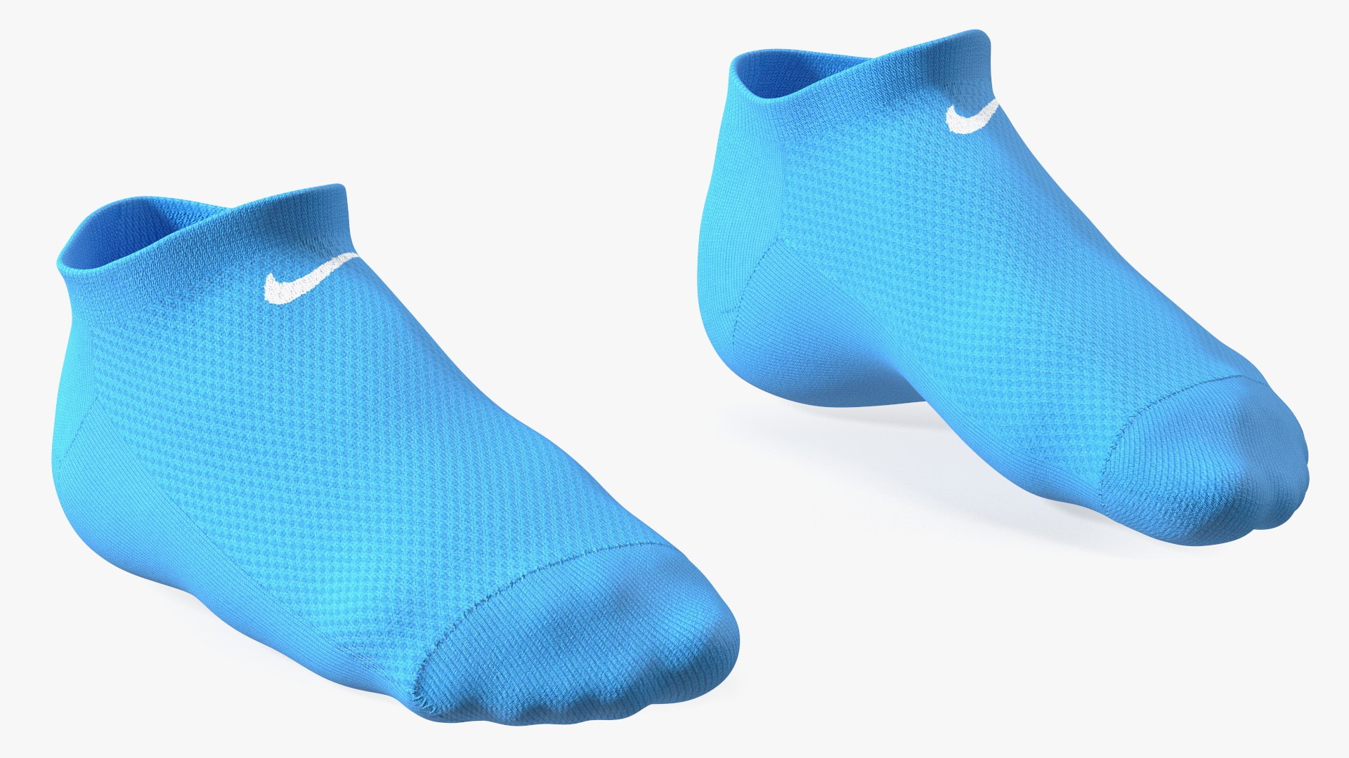 Socks Nike Blue on The Foot Standing 3D model - TurboSquid 1957255
