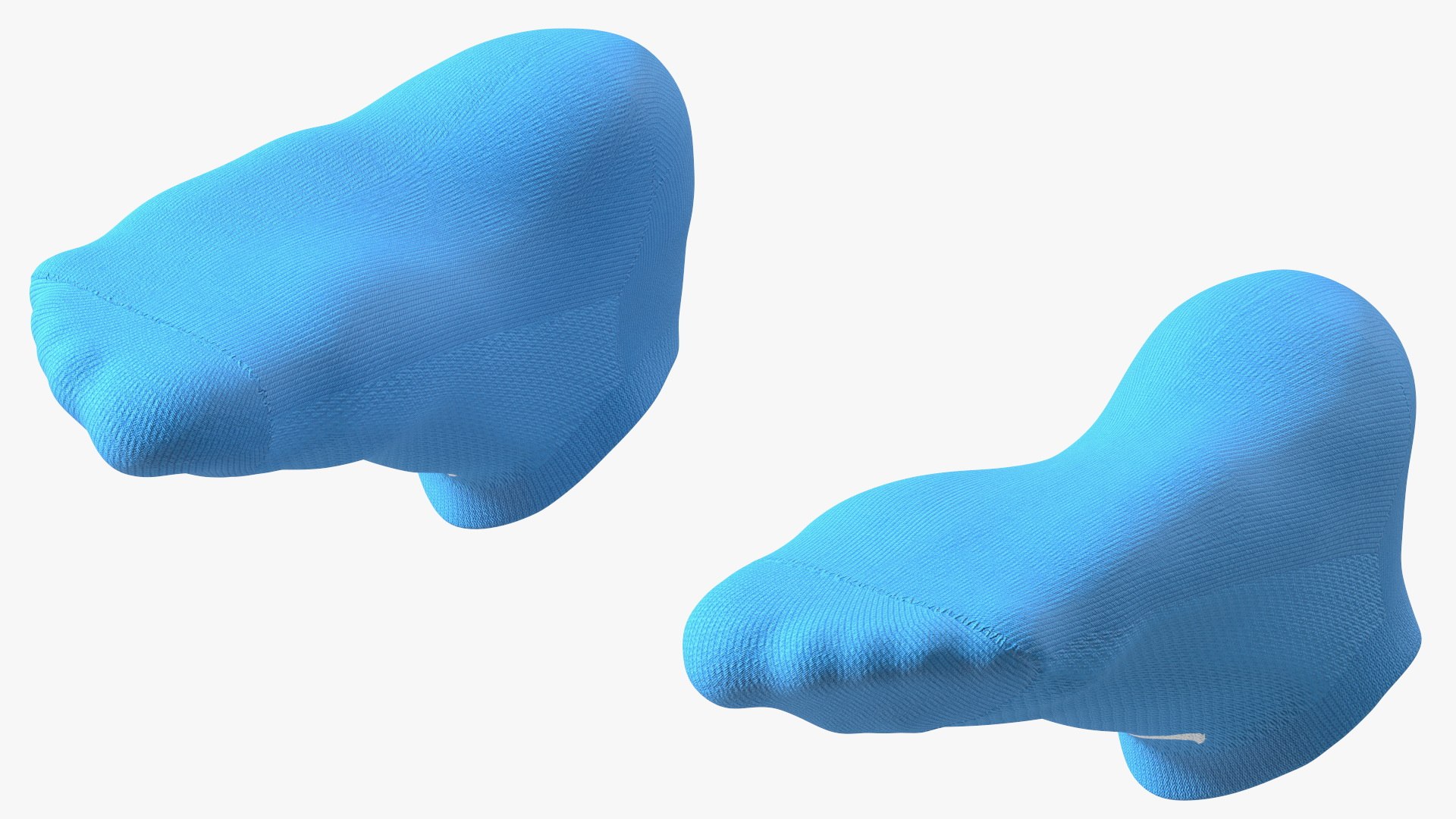 Socks Nike Blue on The Foot Standing 3D model - TurboSquid 1957255