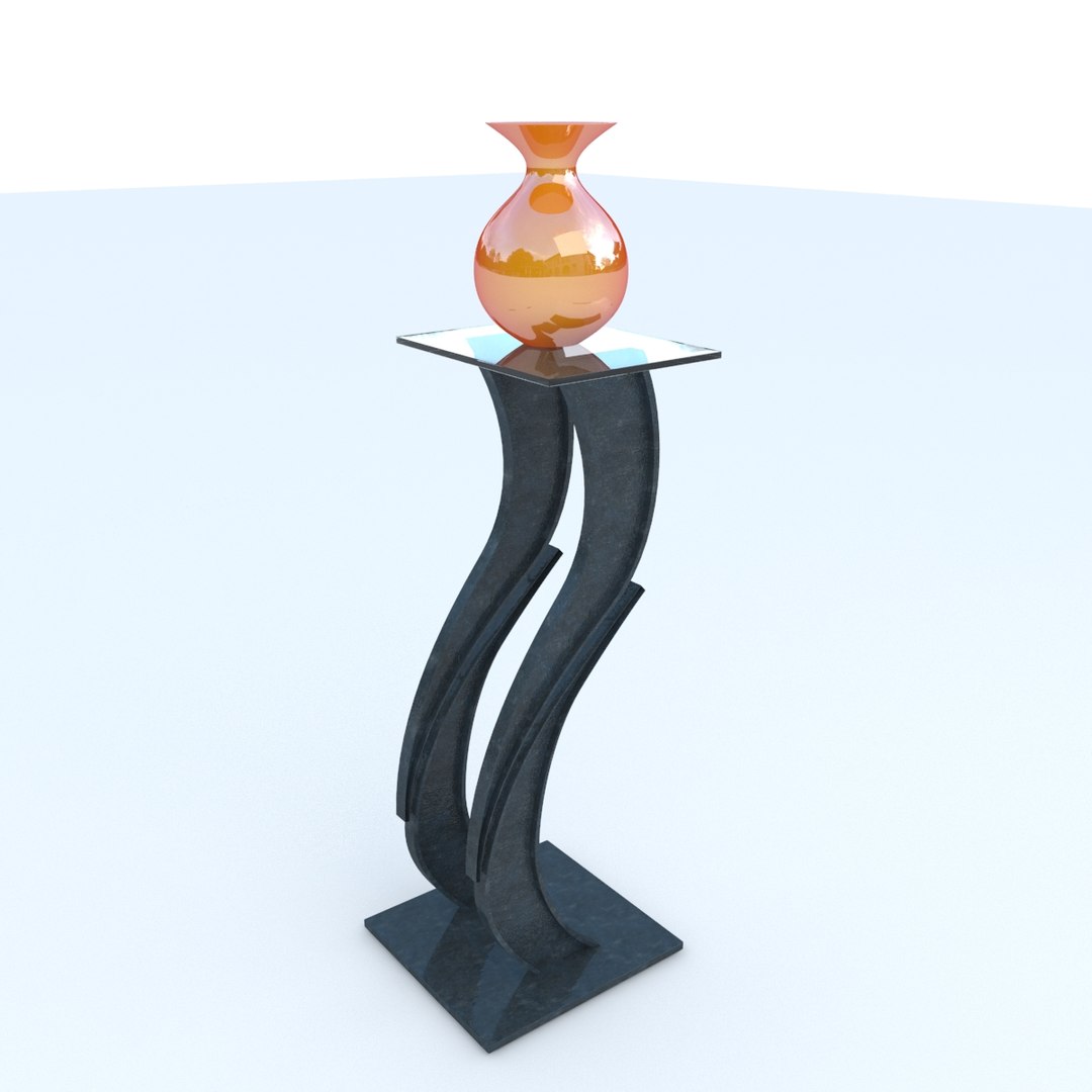 3D Steel Pedestal Model - TurboSquid 1261232