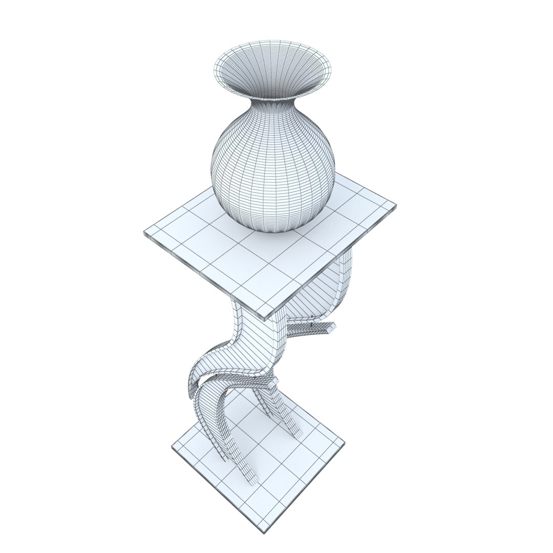 3D Steel Pedestal Model - TurboSquid 1261232