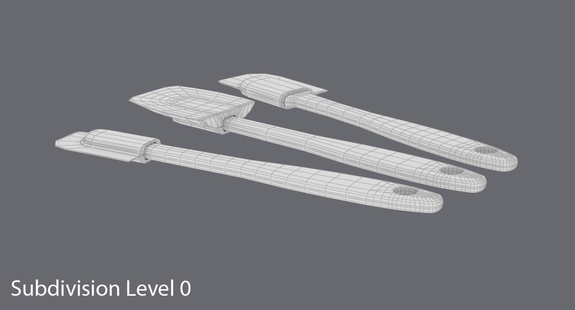 Silicone Spatula 3d Model