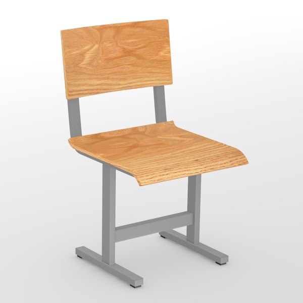 3d model school chairs