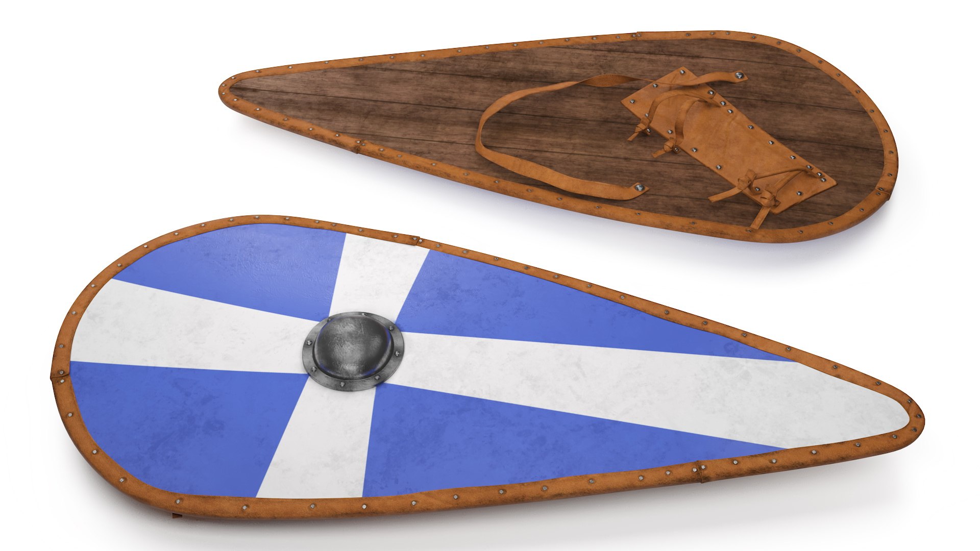 3d Model Norman Shield