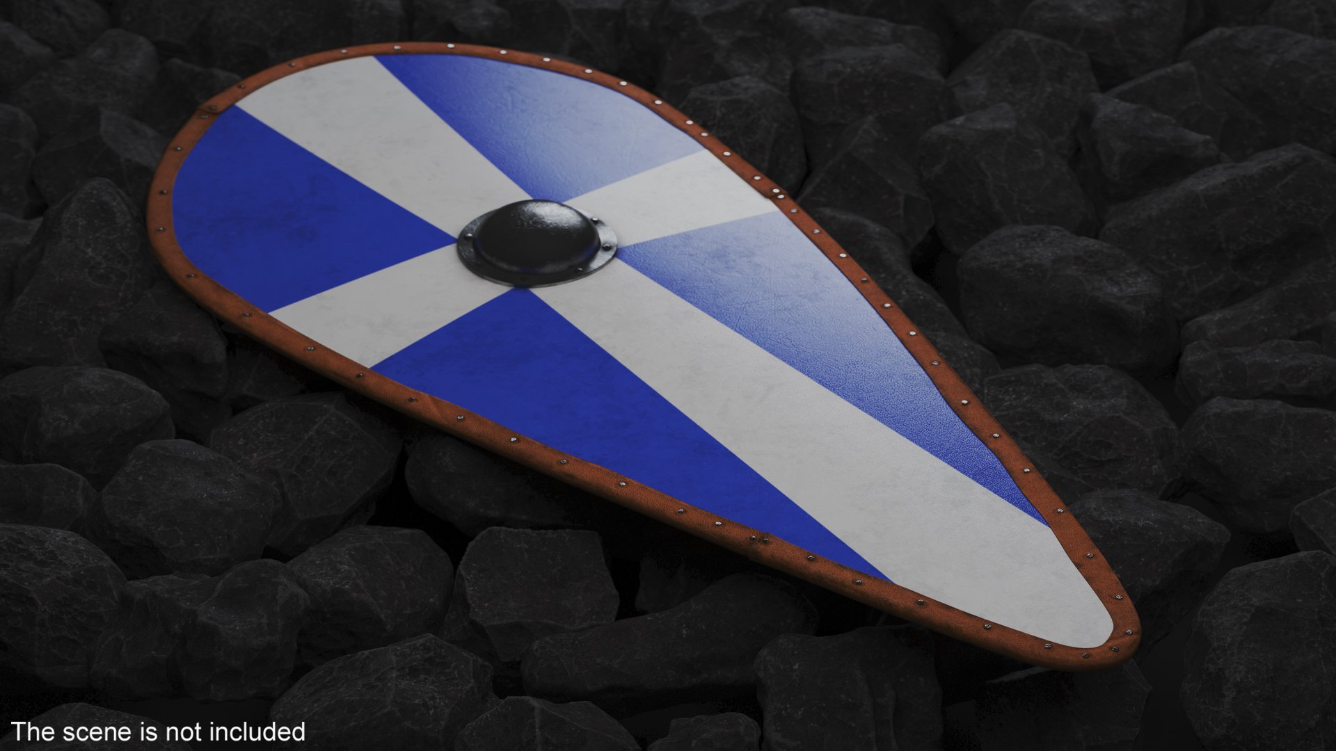 3d Model Norman Shield