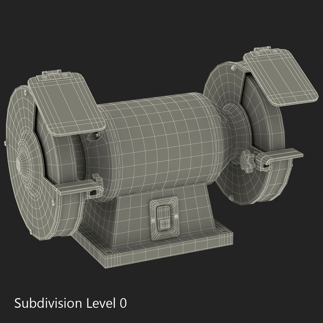 Bench Grinder 3d Model
