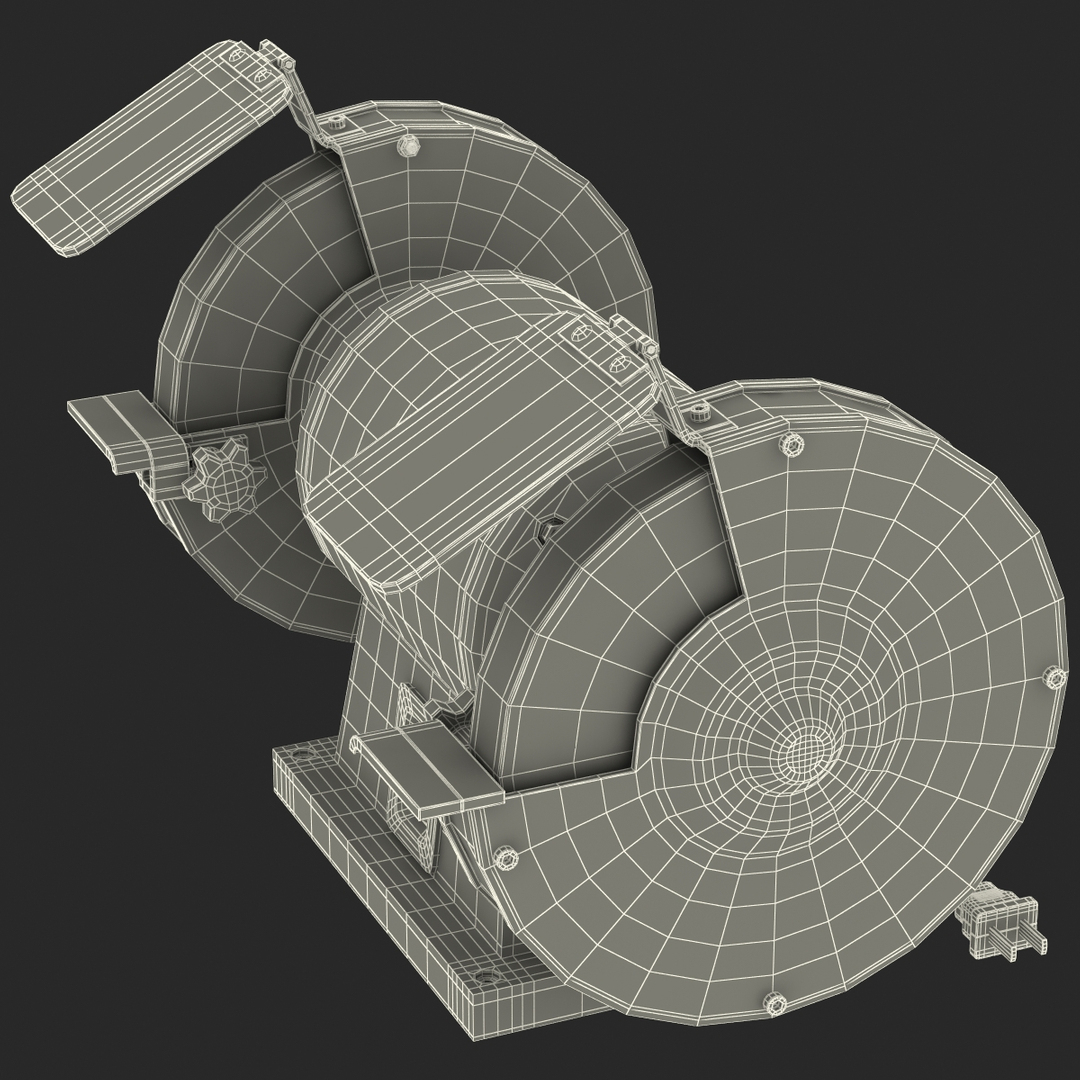 bench grinder 3d model