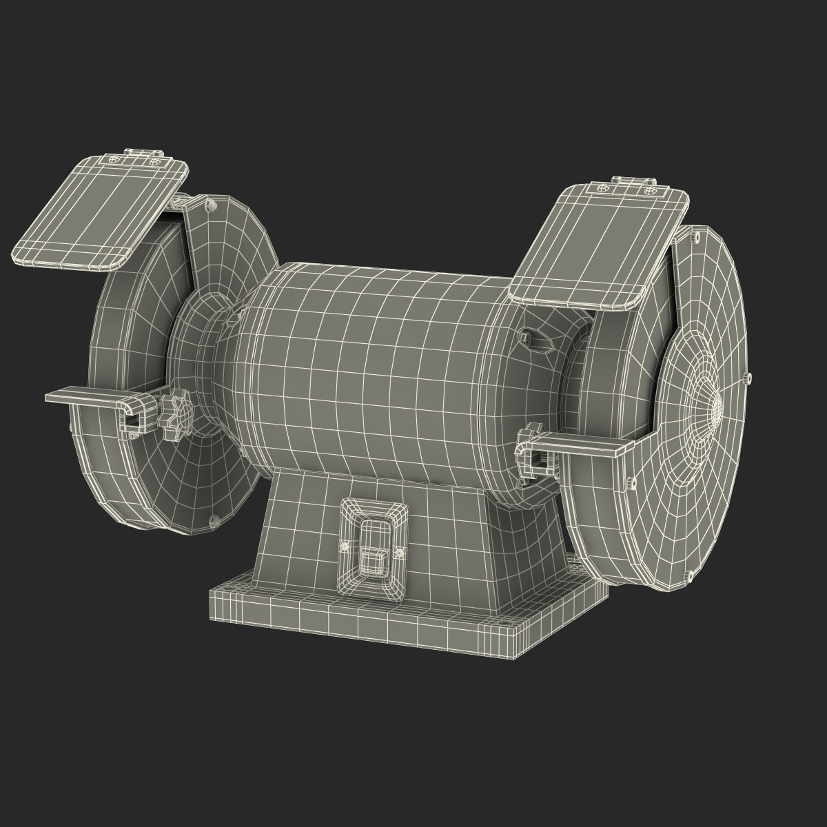 bench grinder 3d model