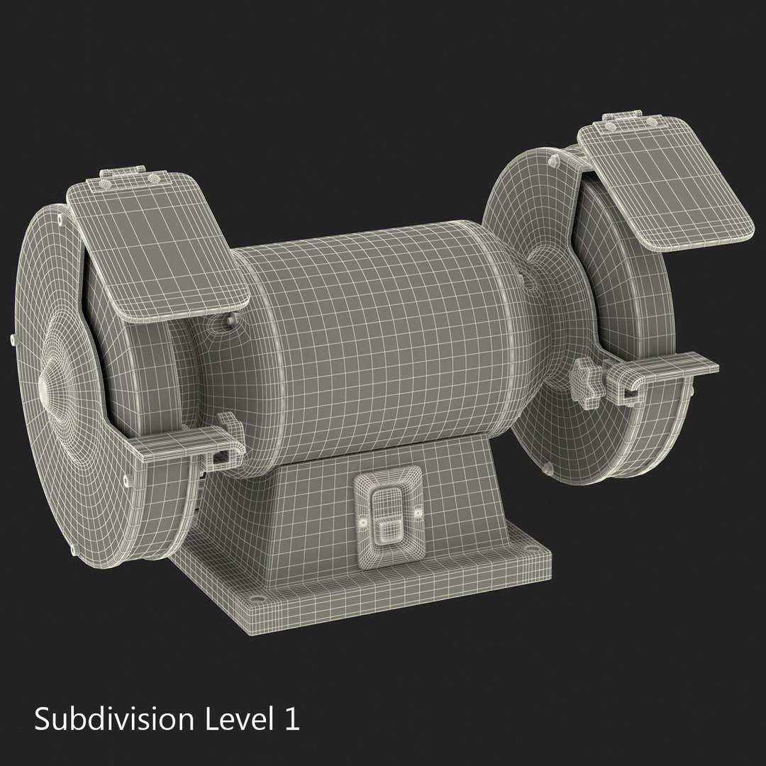 Bench Grinder 3d Model