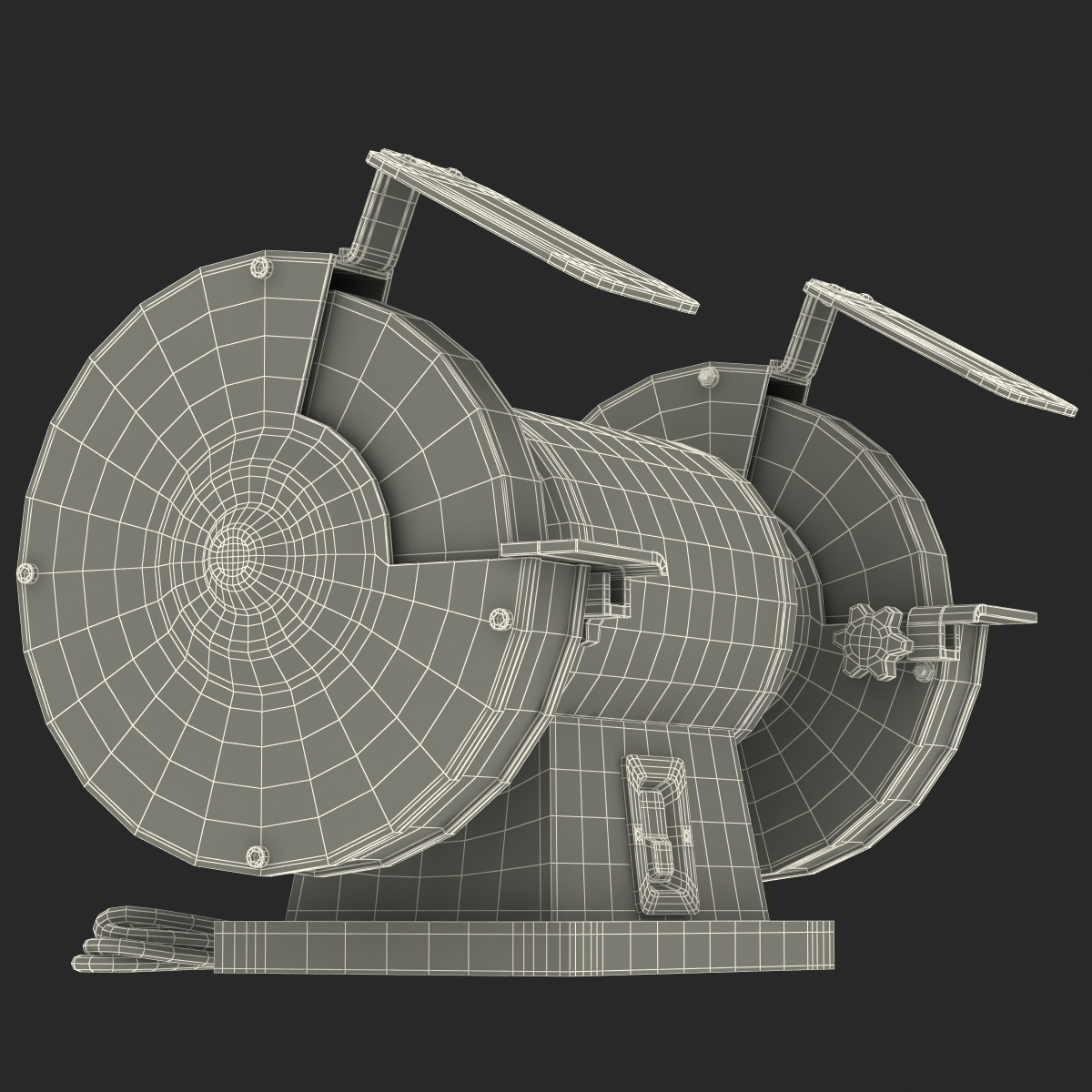 bench grinder 3d model