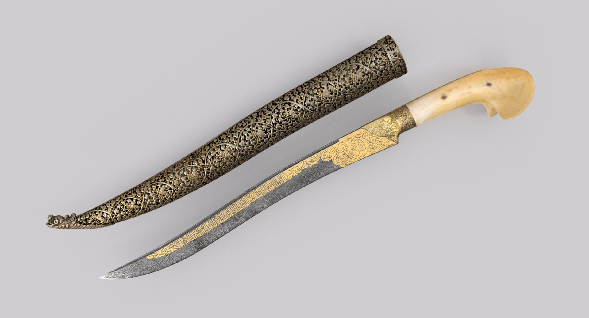 Ottoman Yatagan 3D Model - TurboSquid 1271096