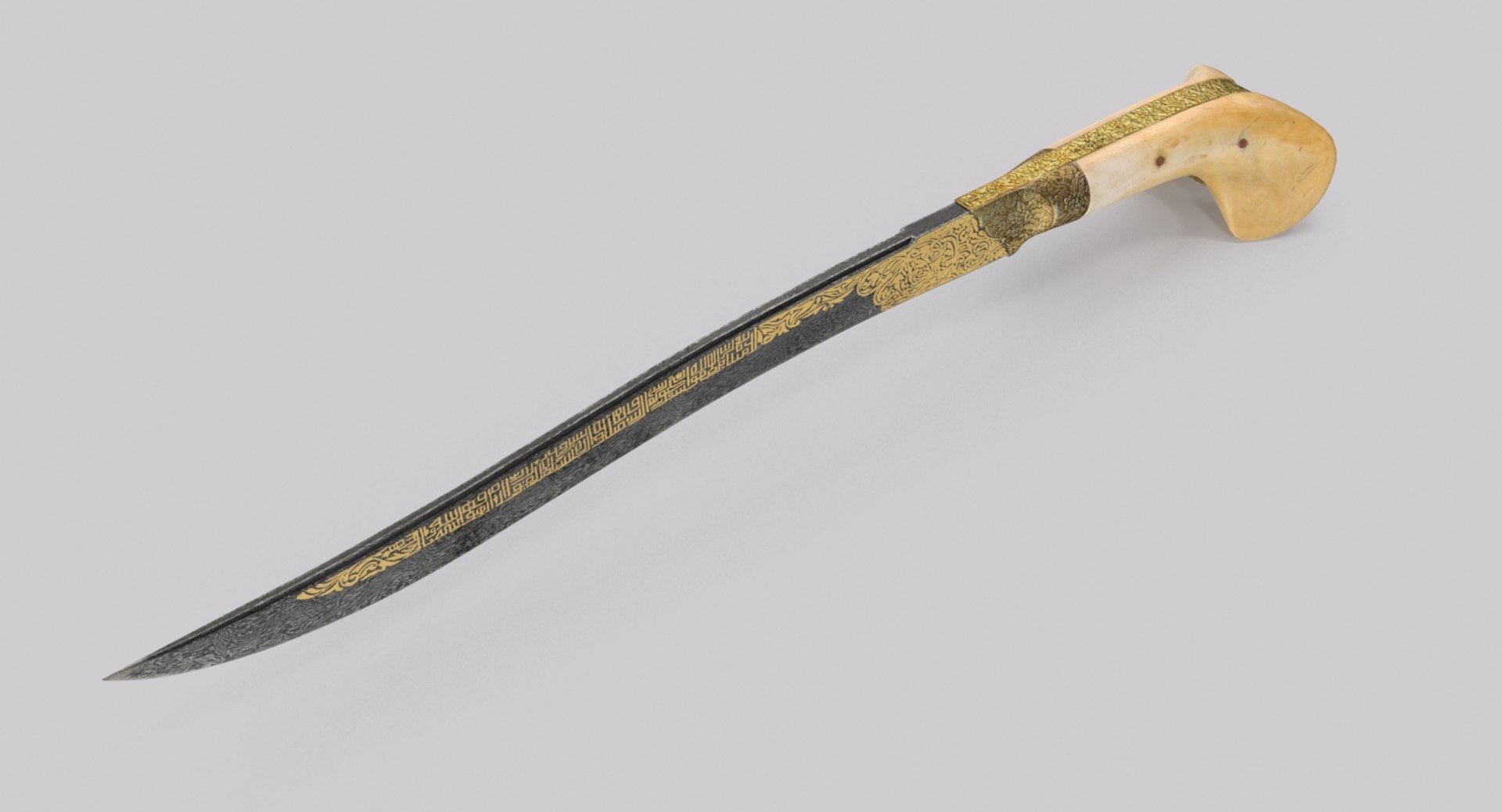 Ottoman Yatagan 3d Model Turbosquid 1271096