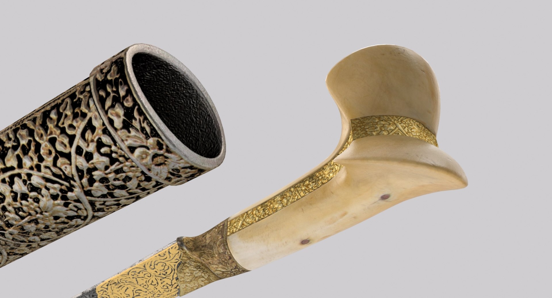 Ottoman Yatagan 3d Model Turbosquid 1271096