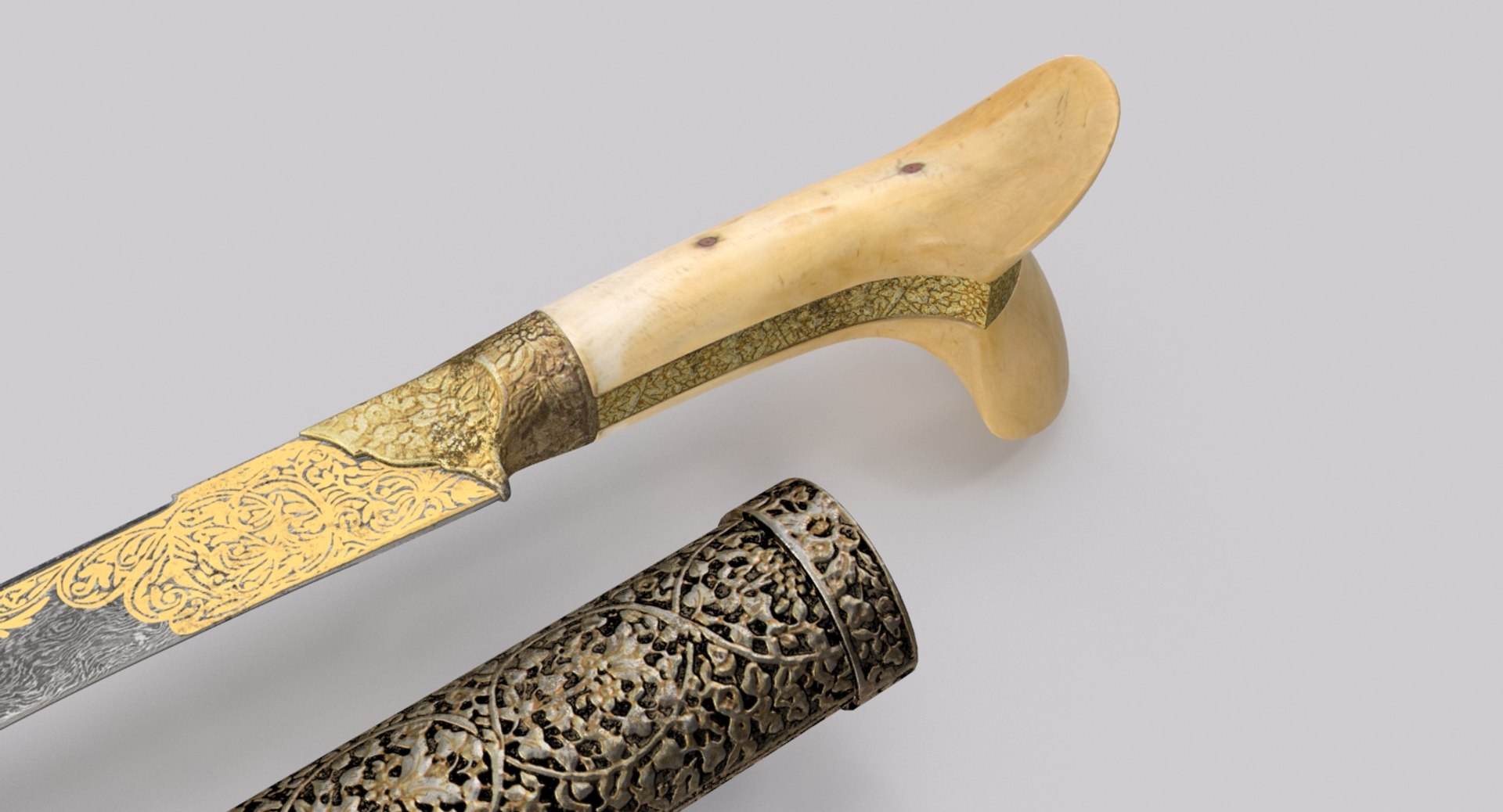 Ottoman Yatagan 3d Model Turbosquid 1271096