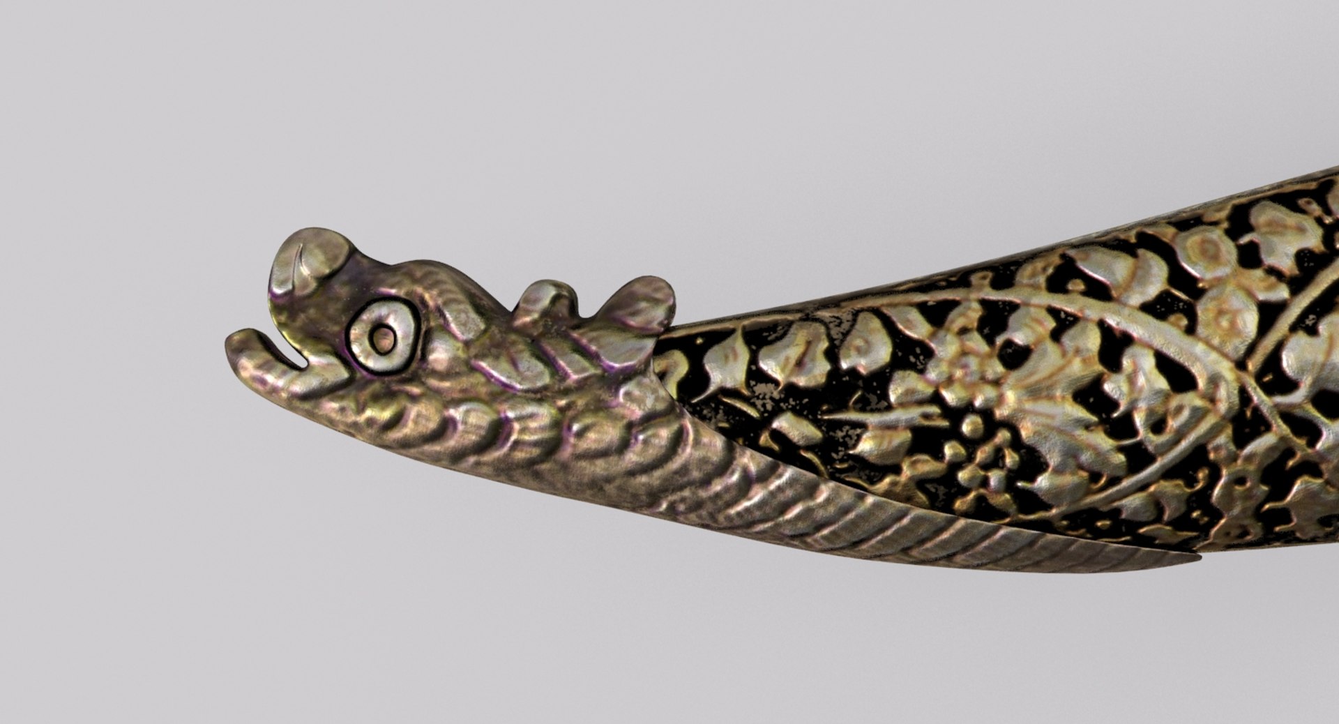 Ottoman Yatagan 3d Model Turbosquid 1271096