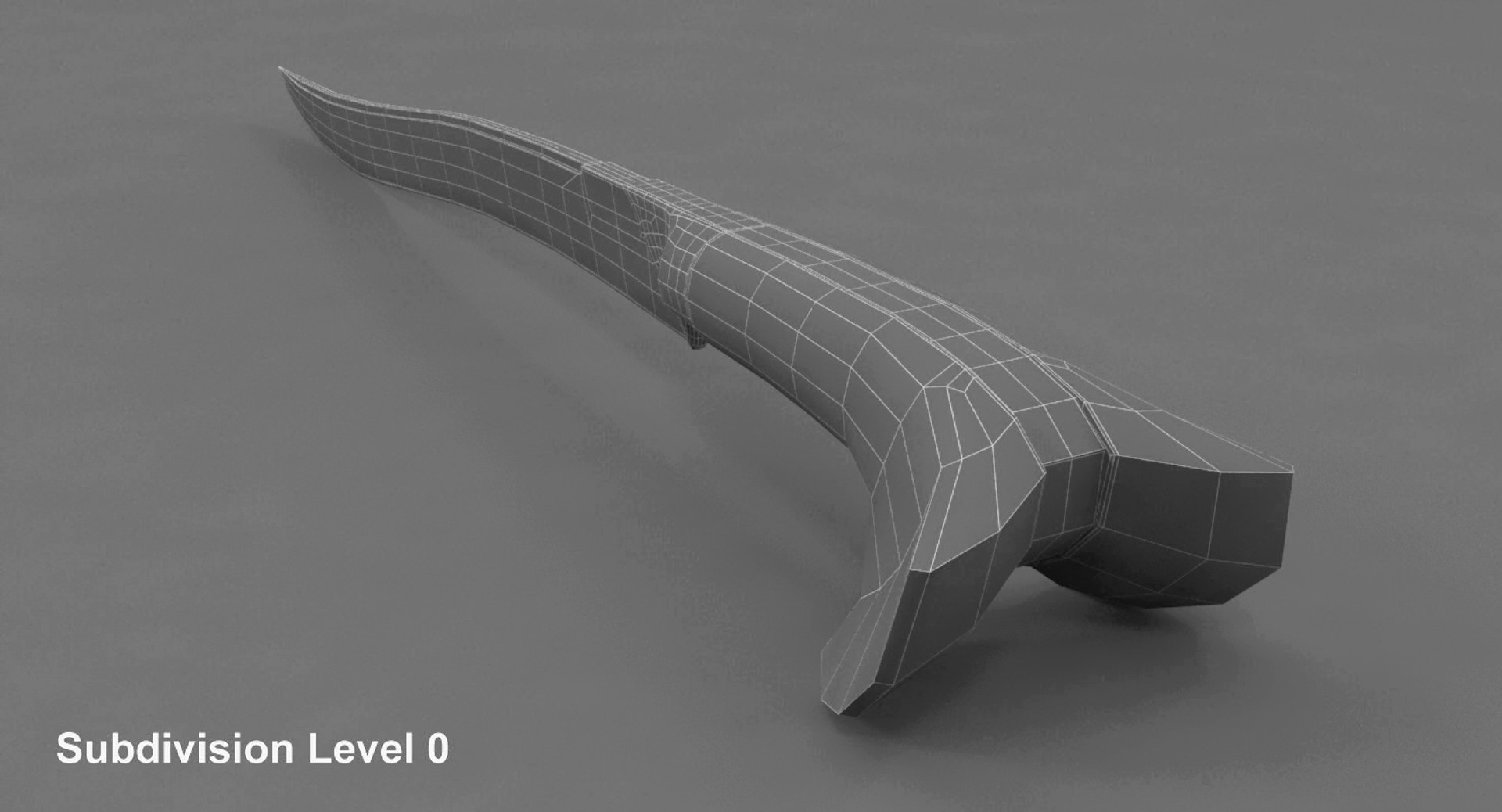 Ottoman Yatagan 3d Model Turbosquid 1271096