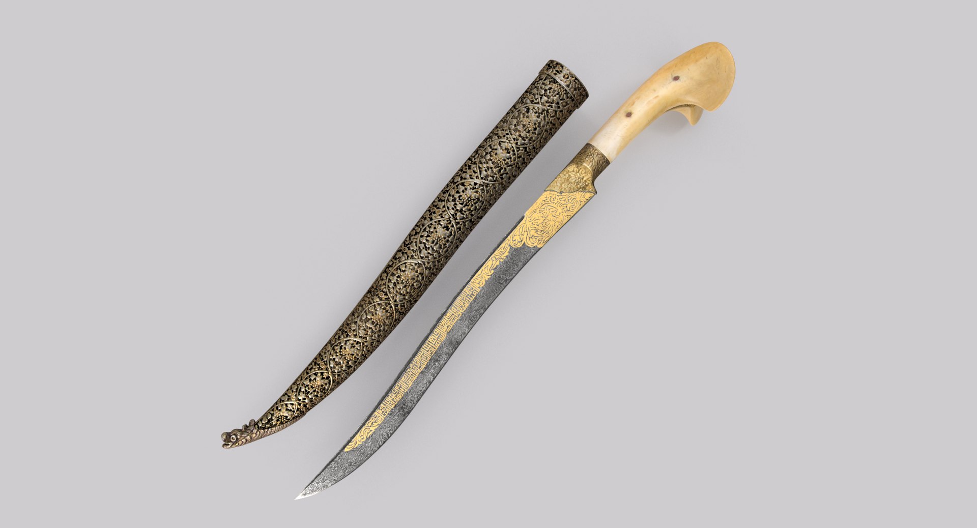 Ottoman Yatagan 3d Model Turbosquid 1271096