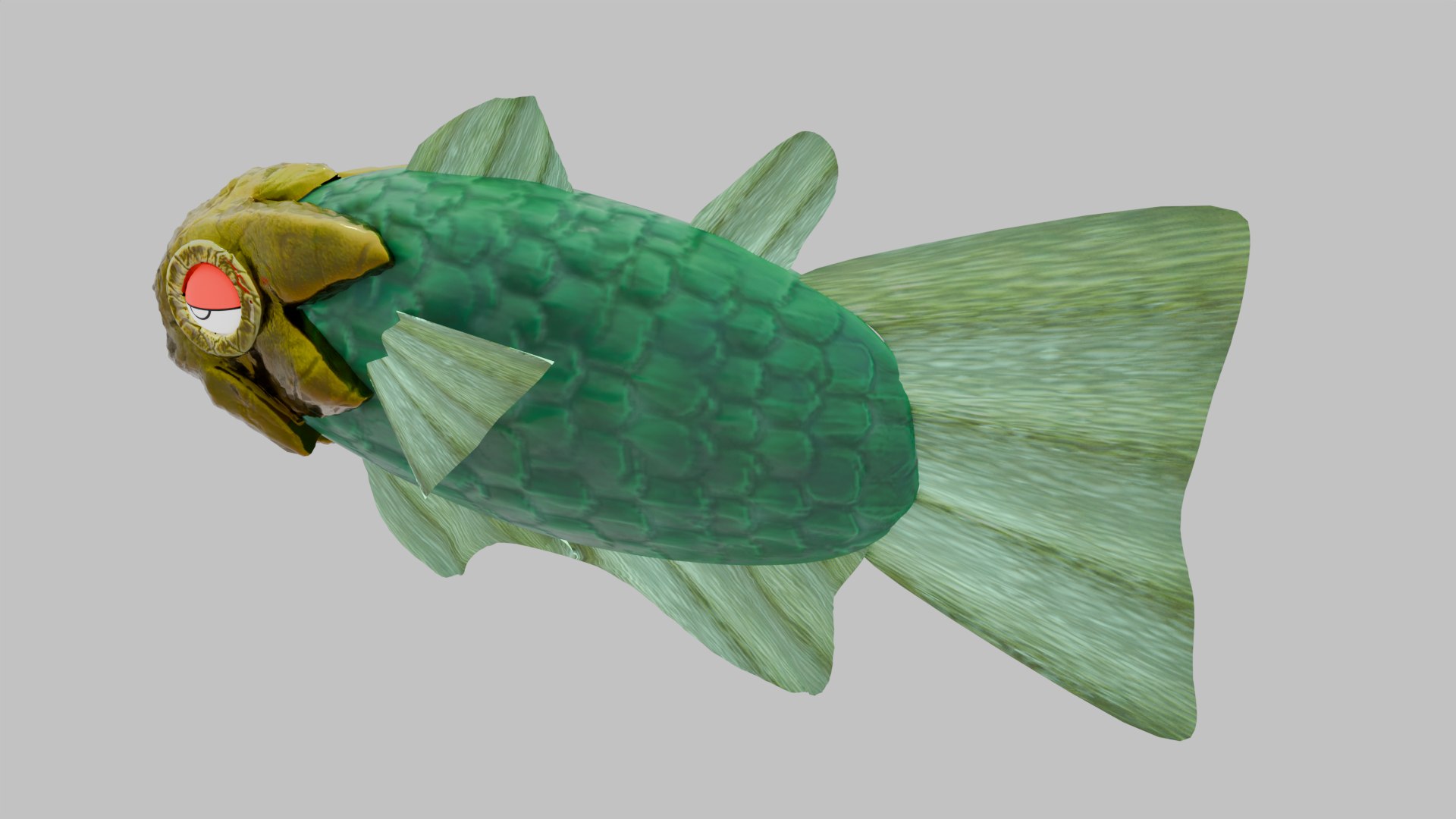 3D Aztec Fish Model - TurboSquid 2220262
