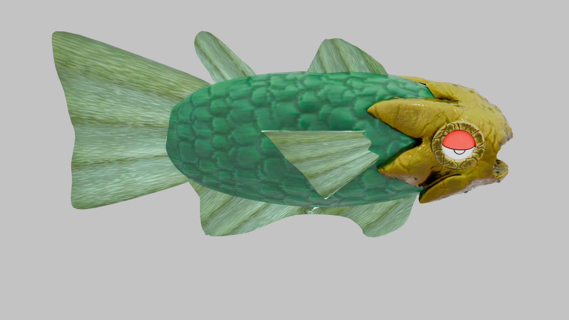 3D Aztec Fish Model - TurboSquid 2220262