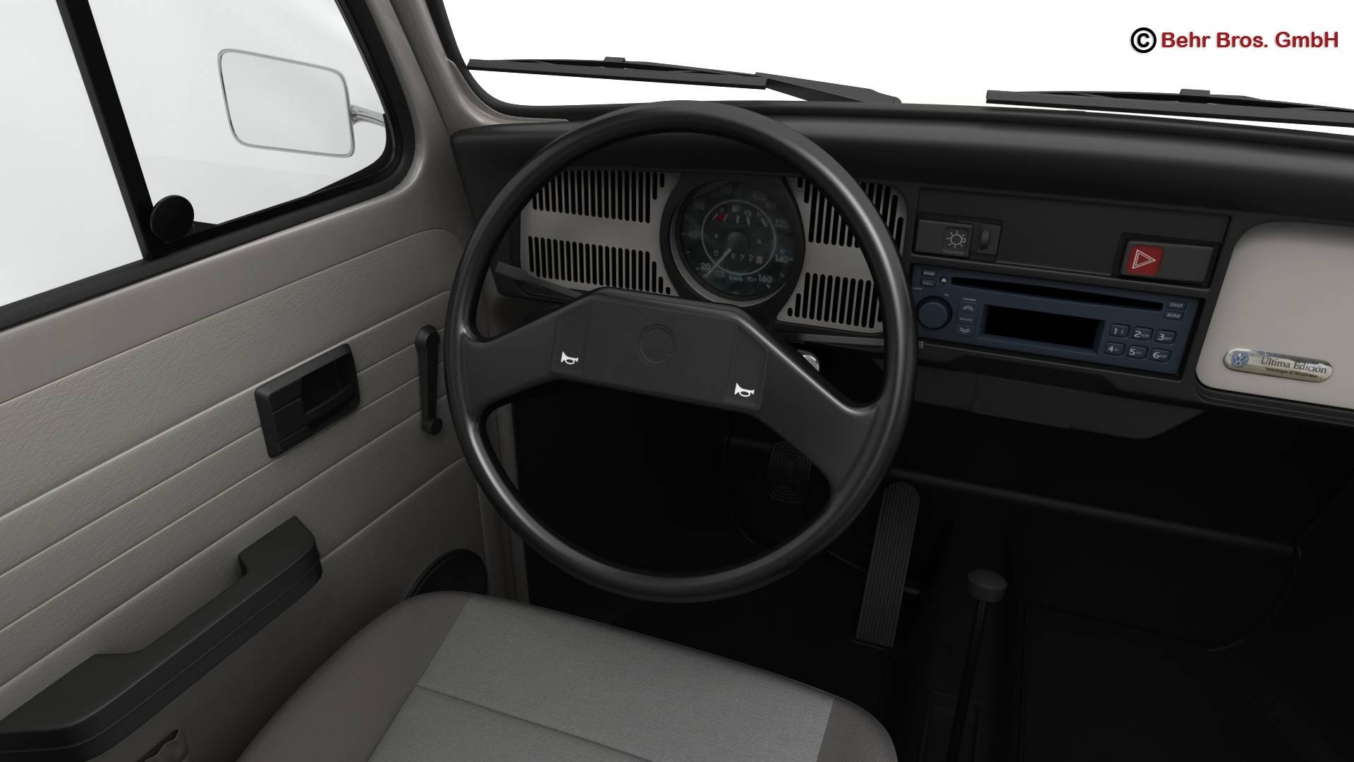 3d model volkswagen beetle 2003