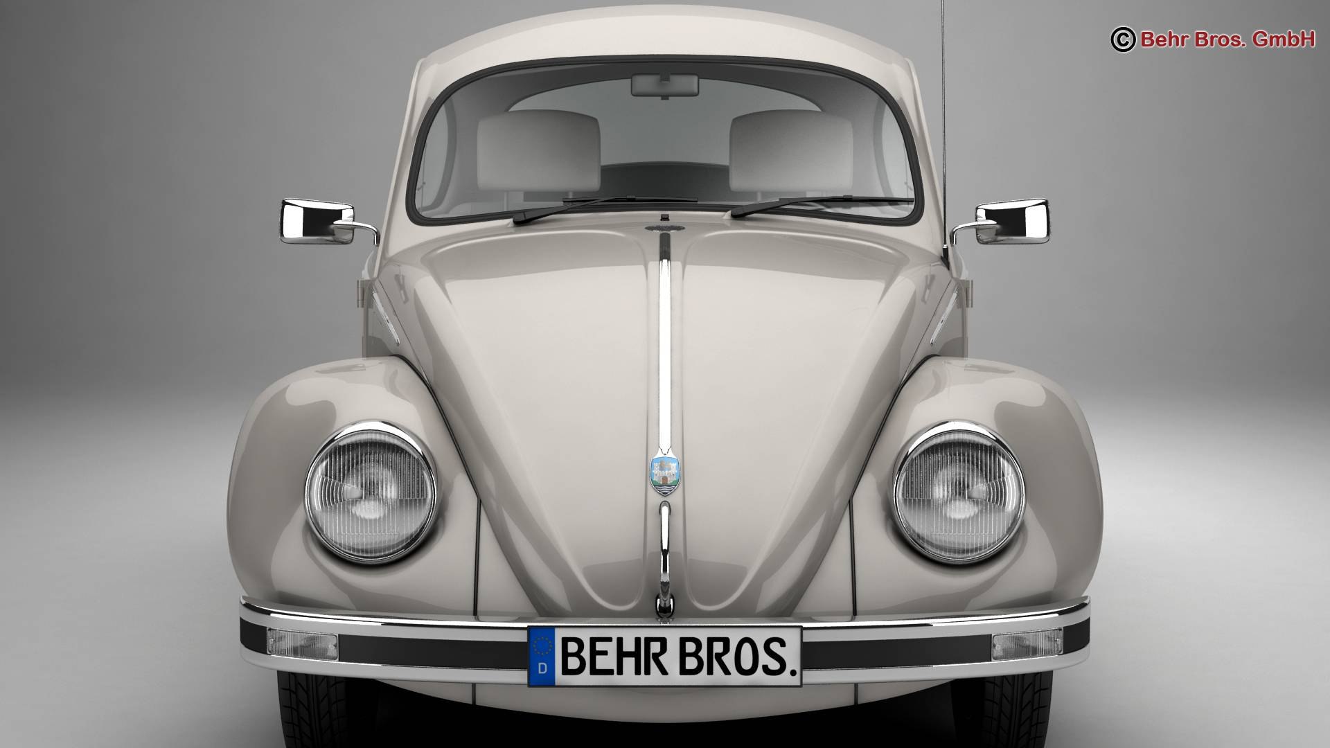 3d Model Volkswagen Beetle 2003