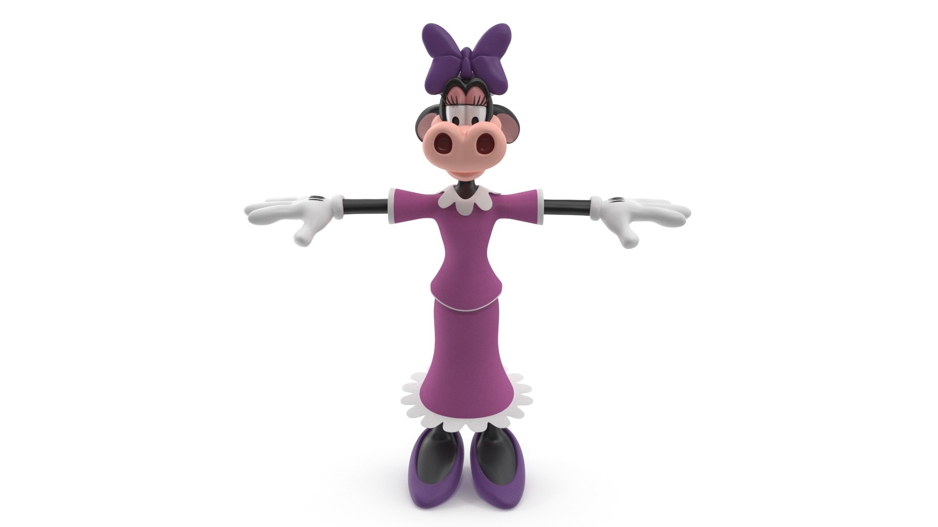 3D Clarabelle Cow Film Model - TurboSquid 1568138