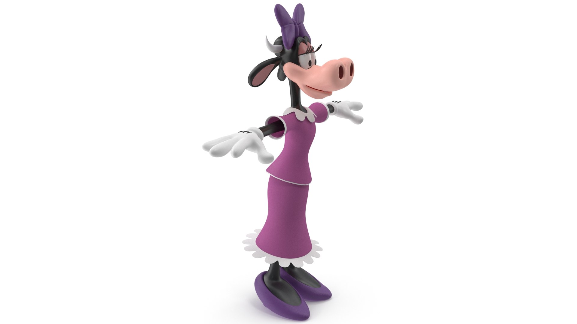 3D Clarabelle Cow Film Model - TurboSquid 1568138