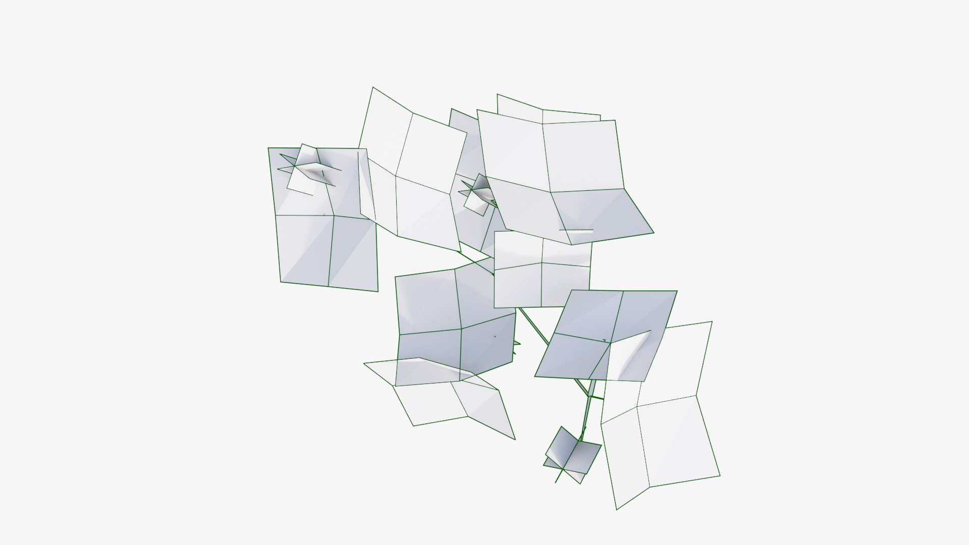 3D Pink Wild Flower Field - TurboSquid 2076363