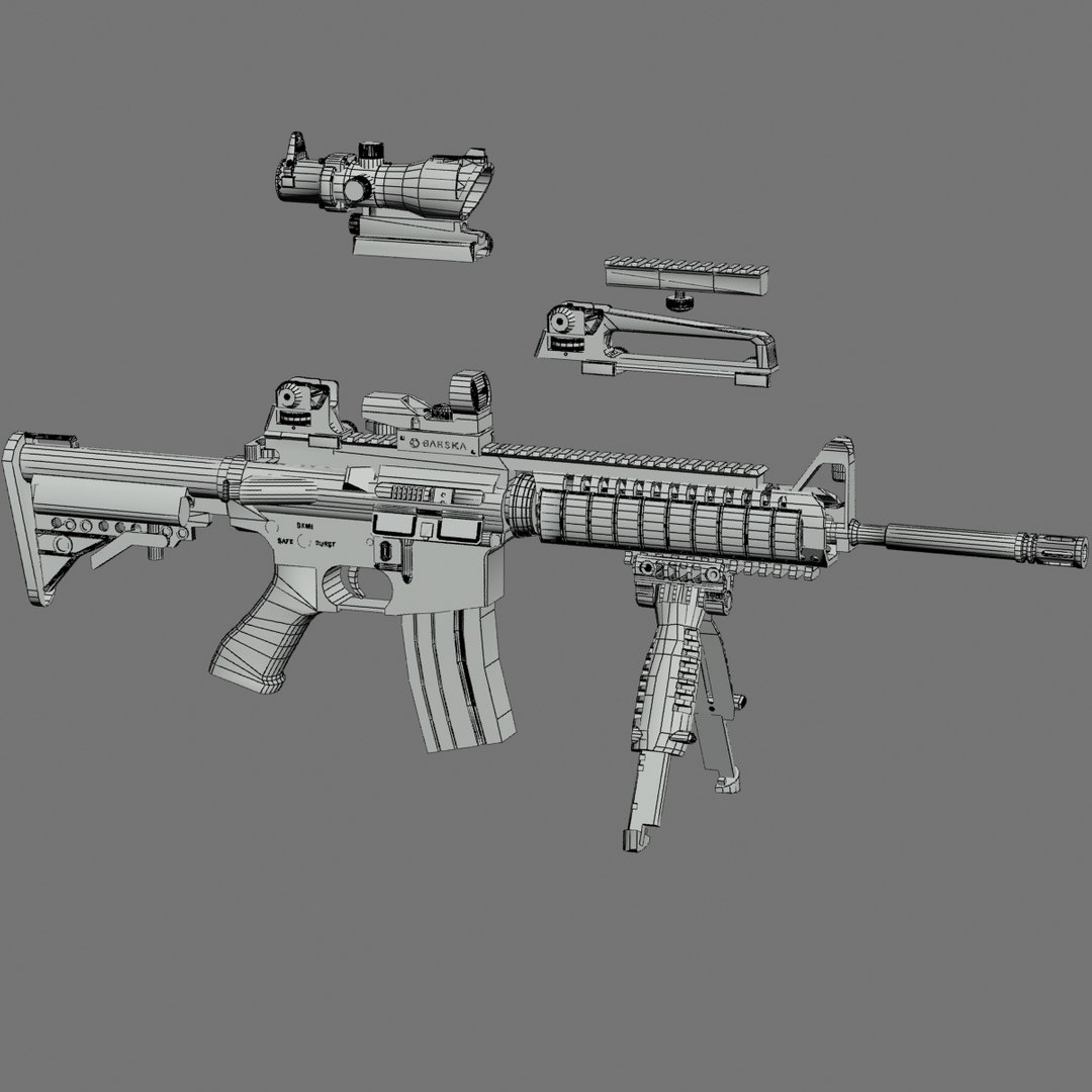 Colt M4a1 3d Model