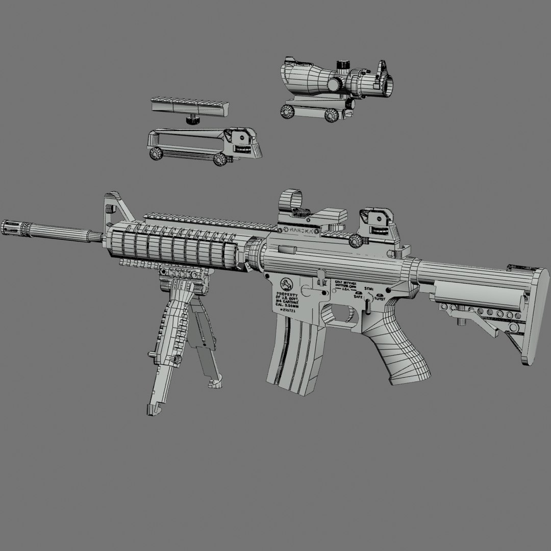 Colt M4a1 3d Model