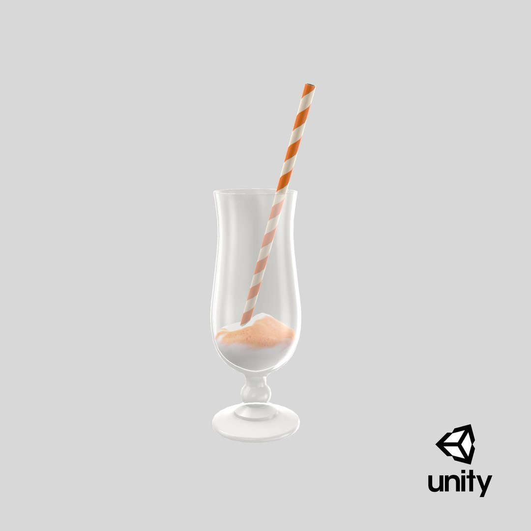 Cocktail Smoothie Beverage 3D Model - TurboSquid 1510215