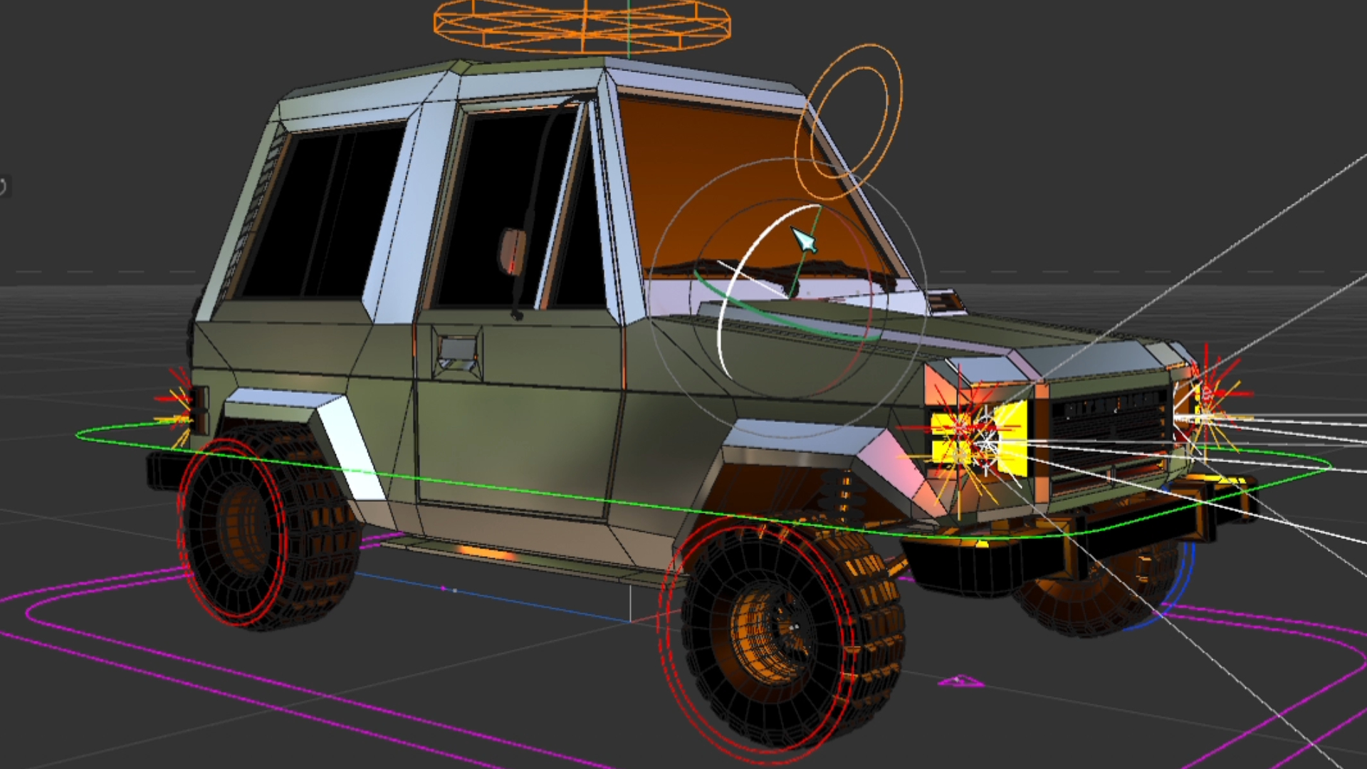 Mitsubishi Pajero Shogun Car Low Poly 3D model - TurboSquid 2042543
