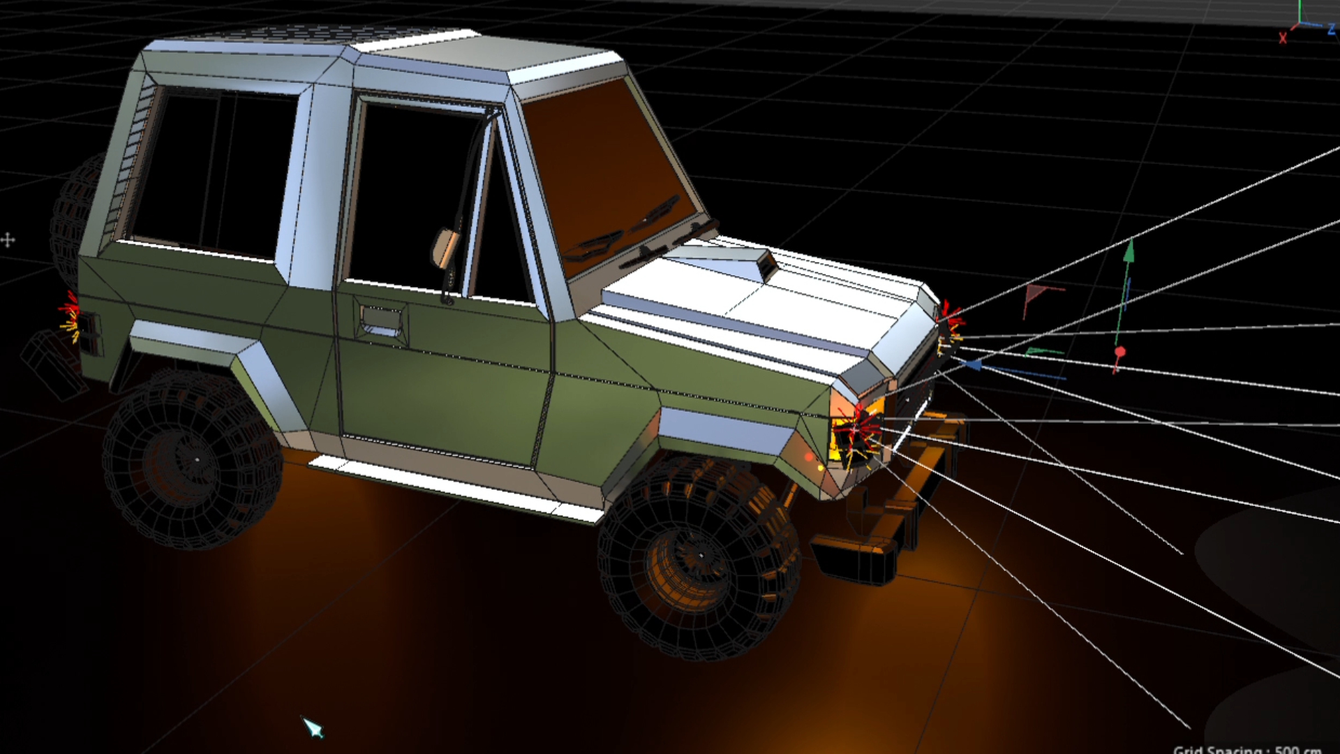 Mitsubishi Pajero Shogun Car Low Poly 3D model - TurboSquid 2042543