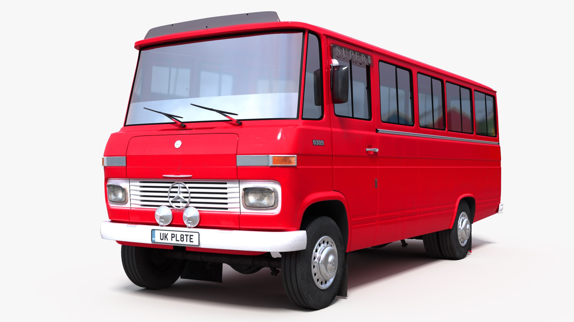 3D Old Minibus - TurboSquid 1437879