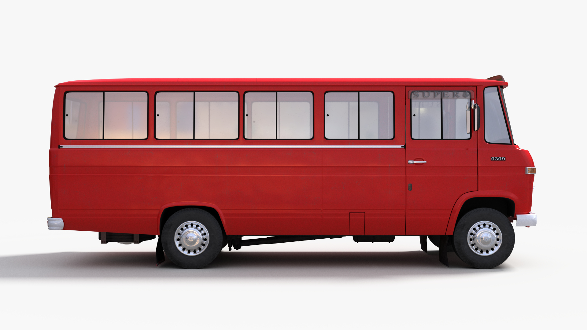 3D Old Minibus - TurboSquid 1437879