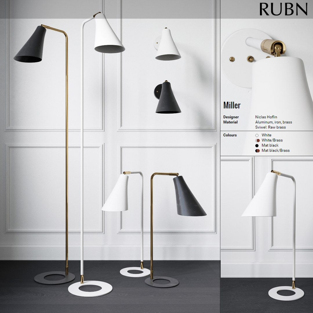 3d Model Miller Lightings Rubn